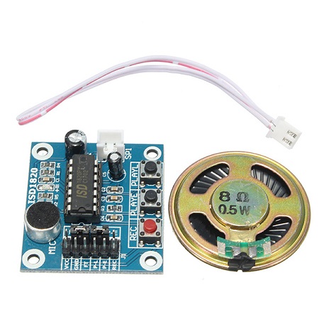 ISD1820 Voice Recording Module With Mic and Loudspeaker - leetechbd